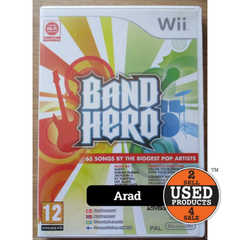 Band Hero - Joc Nintendo Wii Preturi negociabile | Livrare ...